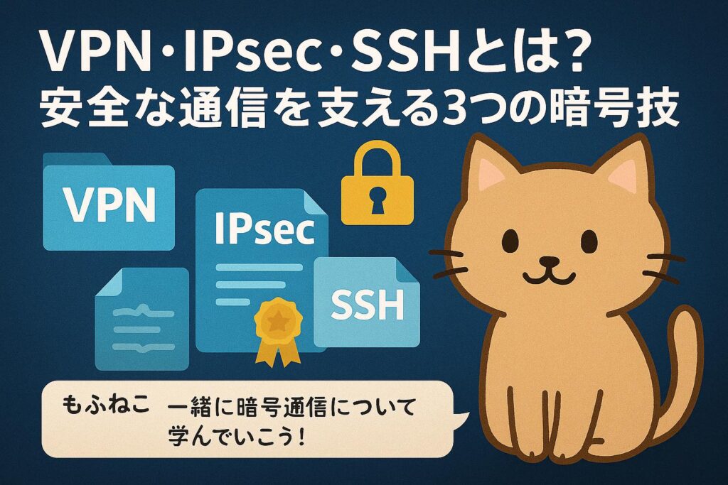 VPN・IPsec・SSHとは？安全な通信を支える3つの暗号技術 | 暗号カフェ